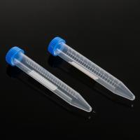 China High transparency Plastic Centrifuge Tubes , 15 Ml Polypropylene Conical Tube for sale
