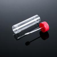 China Huaree Urine Test Bottle Transparent With Red Cap ISO13485 ISO9001 for sale