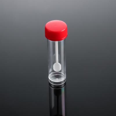 China Huaree Urine Test Bottle Transparent With Red Cap ISO13485 ISO9001 for sale