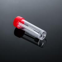 China Huaree Urine Test Bottle Transparent With Red Cap ISO13485 ISO9001 for sale