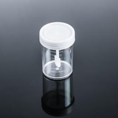 China PET Disposable Specimen Container 30ml/40ml/60ml for Lab Hospital for sale