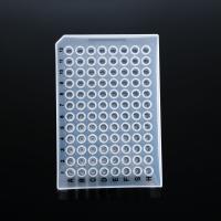 China OEM Skirted 96 Well PCR Plate Transparent clean PP material for sale