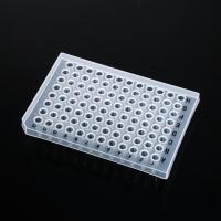 China OEM Skirted 96 Well PCR Plate Transparent clean PP material for sale