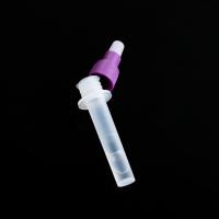 China Antigen PP Plastic Extraction Tube 7X80mm Aluminum Seal Film foil with Dropper for sale