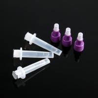 China Antigen PP Plastic Extraction Tube 7X80mm Aluminum Seal Film foil with Dropper for sale