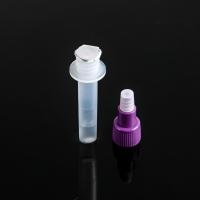 China Antigen PP Plastic Extraction Tube 7X80mm Aluminum Seal Film foil with Dropper for sale
