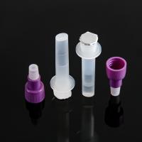 China Antigen PP Plastic Extraction Tube 7X80mm Aluminum Seal Film foil with Dropper for sale