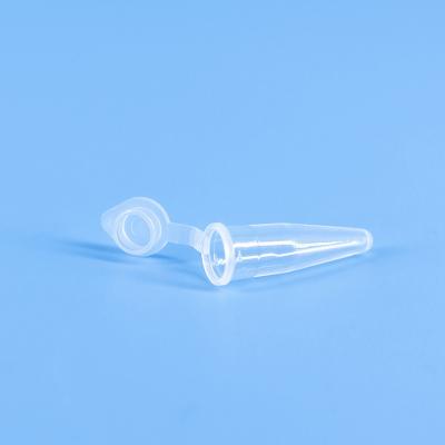 China OEM PCR Reaction Tube , Transparent 0.2 Ml Microcentrifuge Tube for sale