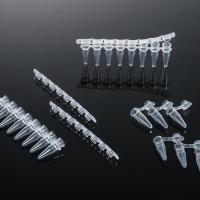 China DNase free PCR Reaction Tube , Microcentrifuge Plastic 8 Well Pcr Tube Strips for sale