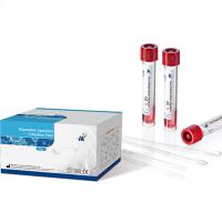 China HUAREE Transport Medium DNA Sample Kit 10ml Tube with Nylon Sponge Nasal Swab for sale