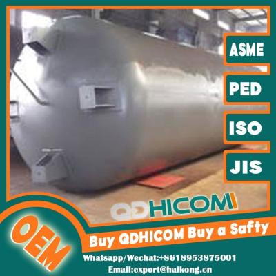 China Sanitary Grade Horizontal Air Receiver Tank Polishing Stainless Steel Air Compressor Tank for sale
