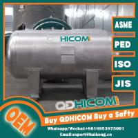 China Air Volume Stabilizer Horizontal Air Reserve Tank Stainless Steel For Food Processing Lines for sale
