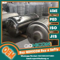 China Corrosion Free Horizontal Air Compressor Receiver Tank SS For Coastal Power Stations for sale