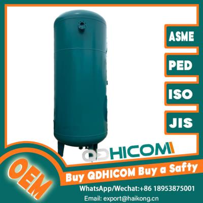 China Vertical Compressor Air Receiver Tank Carbon Steel Coated 2.5m3 Capacity for sale