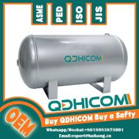 China Stainless Steel Air Receiver Tank / Pressure Vessel for Food Processing Air Compressor for sale