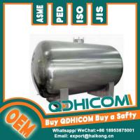 China Clean Air Supply Horizontal Receiver Tank Stainless Steel Medical Gas Receiver Tank for sale