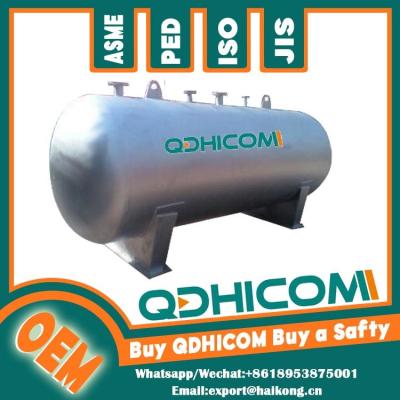 China Stable Horizontal Air Compressor Tank 316L Stainless Steel Air Receiver Tank for sale