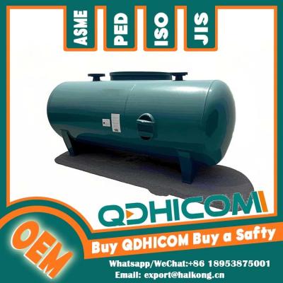 China Pressure Stability Industrial Horizontal Air Receiver Tank Carbon Steel 0.8Mpa for sale