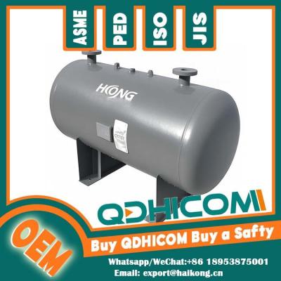 China Lab Horizontal Receiver Tank Contamination Free Carbon Steel ASME Approved for sale