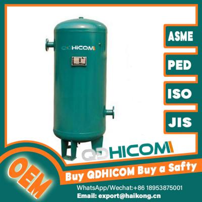 China Surge Absorption Vertical Compressed Air Receiver Tanks For Equipment Supply Lines for sale