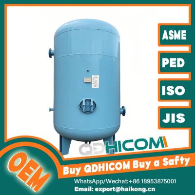 China Air Volume Regulator Vertical Air Receiver Tank Carbon Steel For Pneumatic Equipment for sale