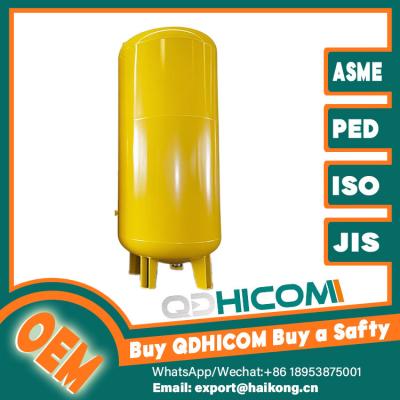 China Anti Corrosion Steel Compressor Air Receiver Tank Vertical Compressed Air Tank for sale