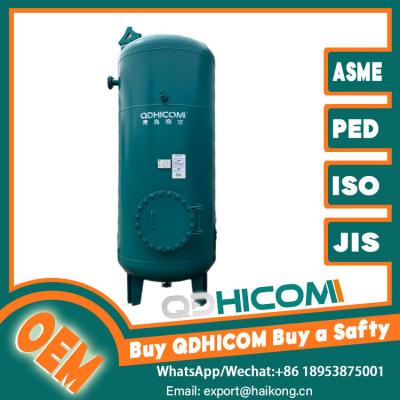 China Pressure Surge Vertical Air Compressor Receiver Tank Carbon Steel For Equipment Backup for sale