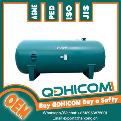 China Horizontal Air Receiver Tank / Durable Air Storage Tank for Pneumatic Tool Applications for sale