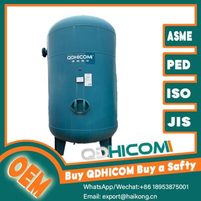 China High Volume Vertical Air Storage Tank Carbon Steel Sandblasting For Pneumatic Tools for sale