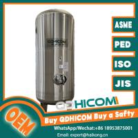 China Mirror Finish SS Vertical Air Receiver Tank Anti Corrosion For Hygiene Sensitive Industries for sale