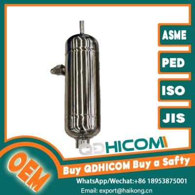 China Durable Vertical Air Buffer Tank Carbon Steel for Manufacturing Systems PED Certified for sale