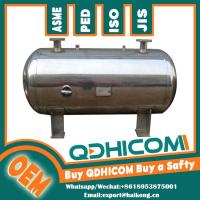 China Horizontal Air Compressor Buffer Tank Food Grade Stainless Steel Air Surge Receiver Tank for sale