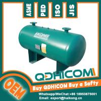 China Steady Flow Horizontal Air Compressor Receiver Tank Powder Painted For Equipment Use for sale