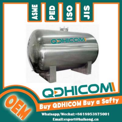 China Industrial Horizontal Compressed Air Reservoir Tank Rust Proof For Factory Integration for sale