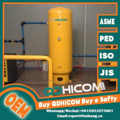 China Vertical Air Compressor Air Receiver Tank Carbon Steel Pressure Tank PED Compliant for sale