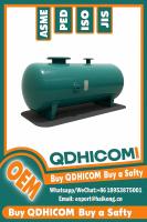 China Stable Pressure Horizontal Compressed Air Receiver Tanks Carbon Steel ASME Compliant for sale