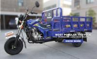 China 150CC Gasoline Tuk Tuk Motorcycle with 800kg Load Capacity and 60km/h Speed - Three Wheel Cargo Trike with Side Seats for sale