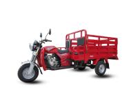 China Red Three Wheel Cargo Motorcycle With Passenger Seat 150CC Air Cooling Engine for sale