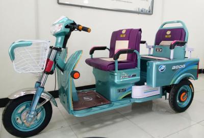 China 800W Electric Cargo Tricycle with Two Seats - 300KG Load Capacity, 35KM Range, 60V Power System for sale