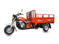 China Red Open Body 3 Wheel Cargo Motorcycle 150cc Adult Cargo Tricycle 300kg Load Capacity for sale