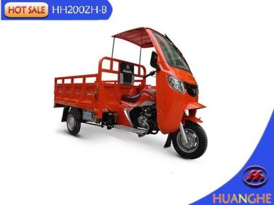 China Close Cabin 200CC Cargo Tricycle with 3000kg Load Capacity and 1700×1250mm Cargo Box for sale