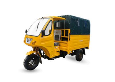China Good Appearance Cargo Motor Tricycle 197cc with 2000kg Load Capacity and Steel Frame Construction for sale