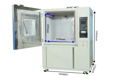China Dust Tight Artificial Climate Chamber / Vehicle Testing Talcum Powder Test for sale