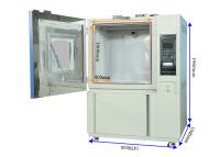 China Stainless Steel Sand And Dust Test Chamber Simulated Dust Environment for sale