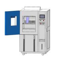 China 60 ℃ Temperature Humidity Chamber 100% Condensation Humidity Test Equipment for sale