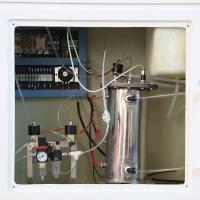 China Climatic Glass Fiber Salt Spray Corrosion Test Chamber Continuous Salt Spray Booth for sale