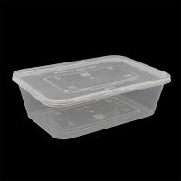 China OEM Size PP Rectangular Container Stackable Square Plastic Food Containers For Snack for sale