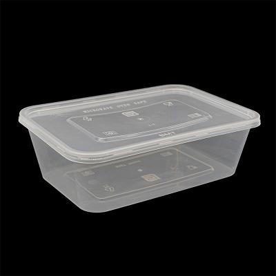 China OEM Size PP Rectangular Container Stackable Square Plastic Food Containers For Snack for sale