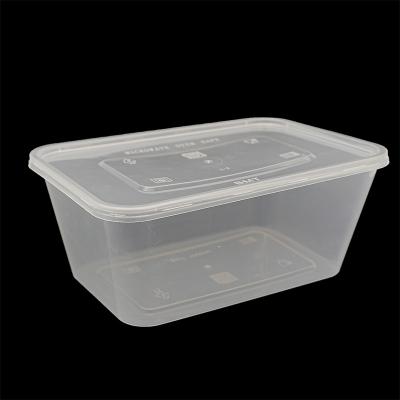 China Stackable Design PP Rectangular Container Leak Proof For Hot And Cold Food for sale
