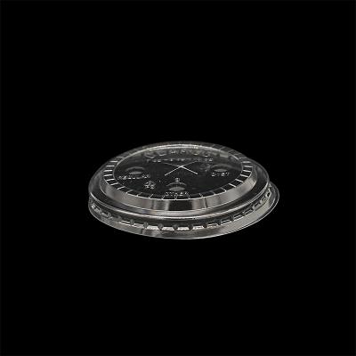 China Multi Purpose Transparent Round Plastic Lid For Plastic Cup And Paper Cup for sale